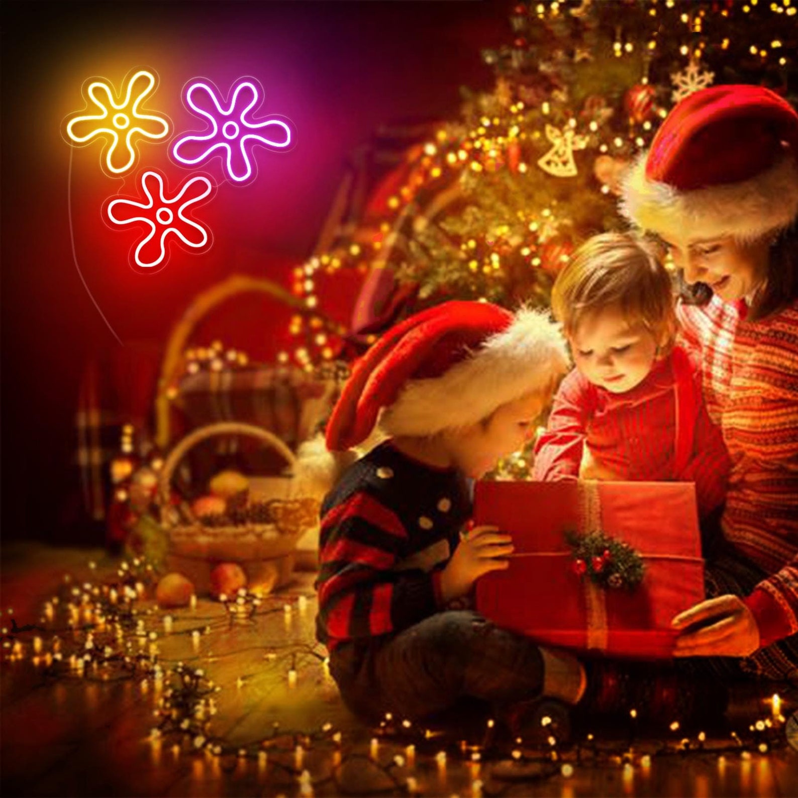 Popping Flowers Neon Sign, Spongebob Flower Neon Sign, Led Neon Sign ...