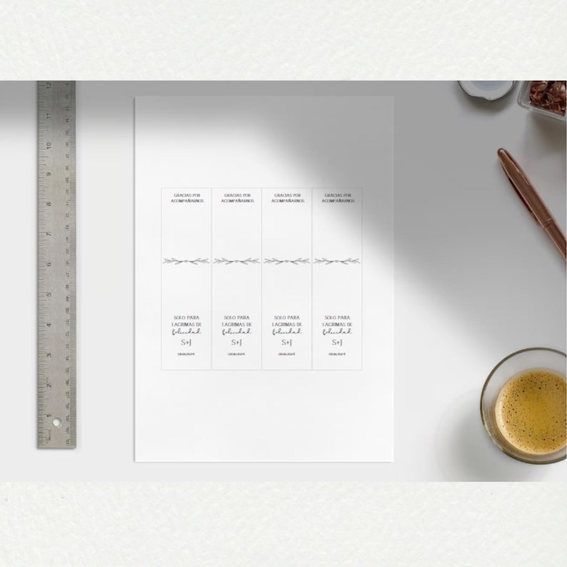 Plantilla imprimible lagrimas de felicidad, personalizable en Canva e imprimible. Happy tears ...