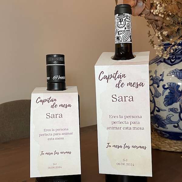 Plantillas capitan de mesa - Etsy España