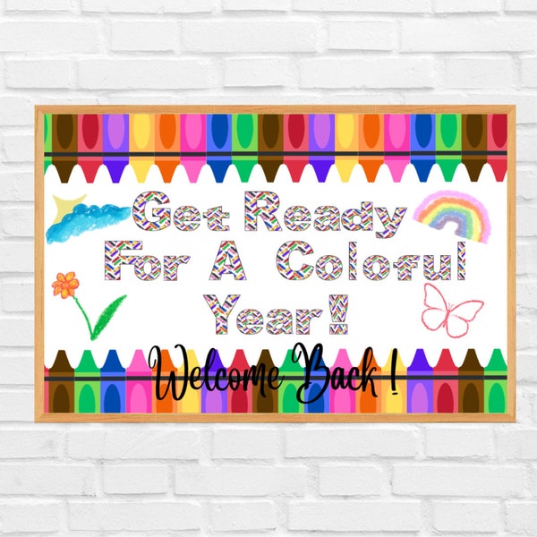 Crayon Bulletin Board - Etsy