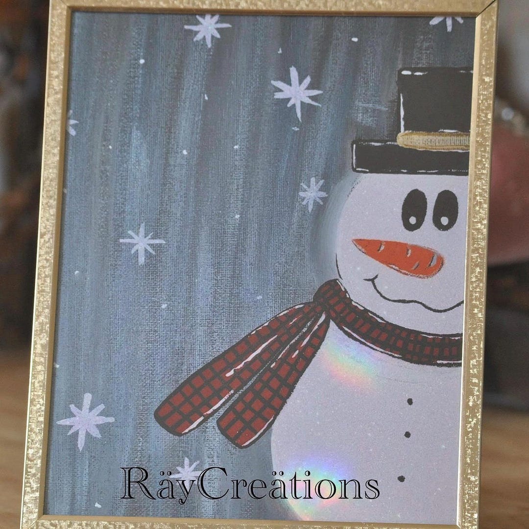 Snowman Print | Multiple Sizes - Etsy