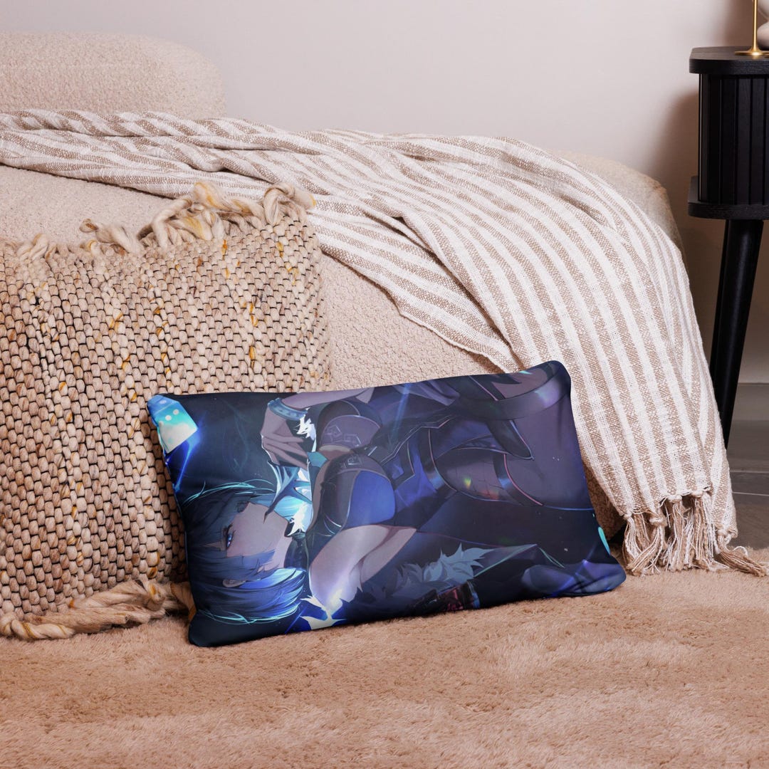 Pillow Genshin Impact Yelan sketchy - Etsy
