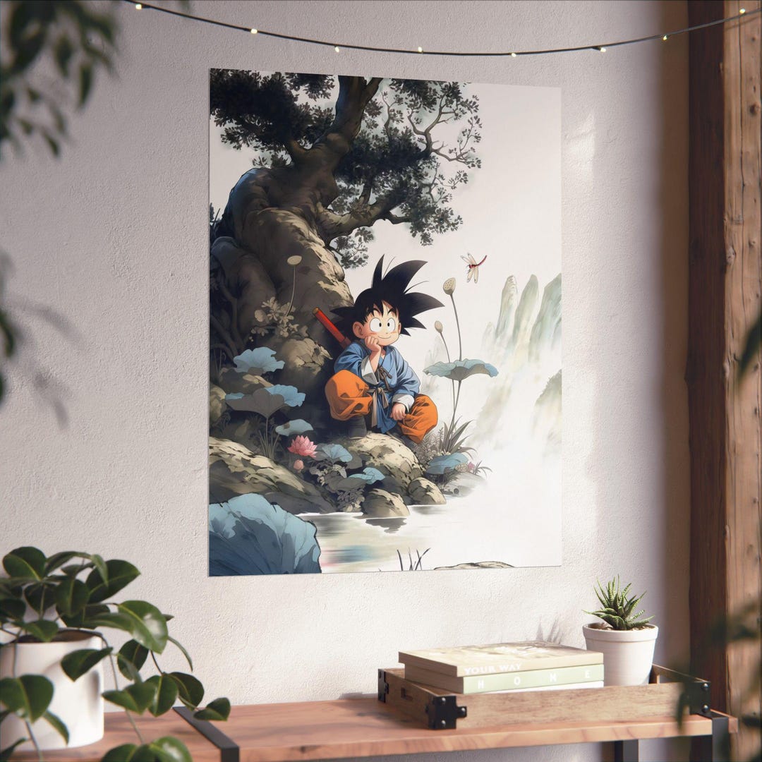 Matte Poster Dragonball Son Goku - Etsy