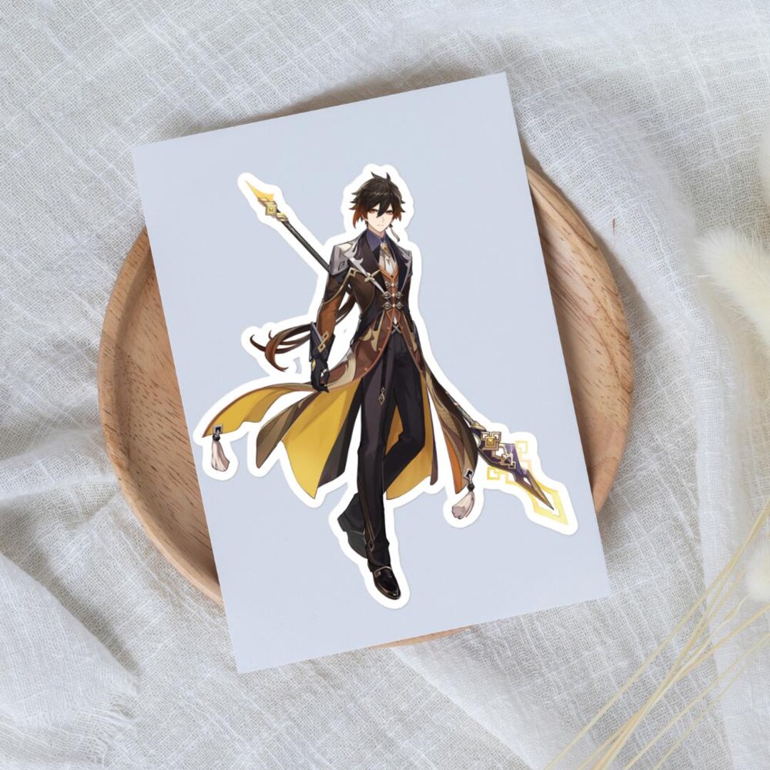 Genshin Impact Zhongli Sticker - Etsy