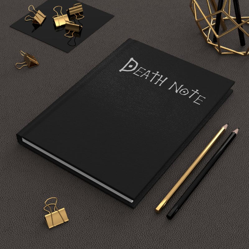 Death Note Notebook - Etsy