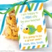 Editable Back to School Goldfish Treat Bag Tag, Teacher Gift to ...