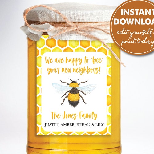 Hello New Neighbor Tag New Neighbor Gift Tags Welcome to the - Etsy