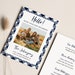 Editable We're Your New Neighbors Photo Card Template, Navy Gingham ...