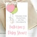 Editable Baby Shower Favor Tag Drive by Baby Girl Shower - Etsy