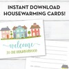 Editable We're Your New Neighbors Photo Card Template, Instant Download ...