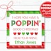 Editable Pop It Christmas Gift Tag, Have a Poppin' Good Christmas ...