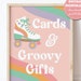 INSTANT DOWNLOAD Groovy Roller Skating Birthday Cards & Gifts 8x10 Sign ...