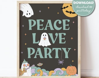 Groovy, Spooky Halloween Birthday, Party Favors 8x10 Table Sign, Groovy ...