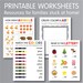 PRINTABLE Mega Bundle 14 Home School Worksheets Preschool - Etsy