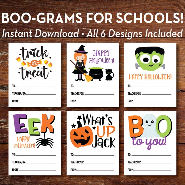 School Boo Grams - Etsy