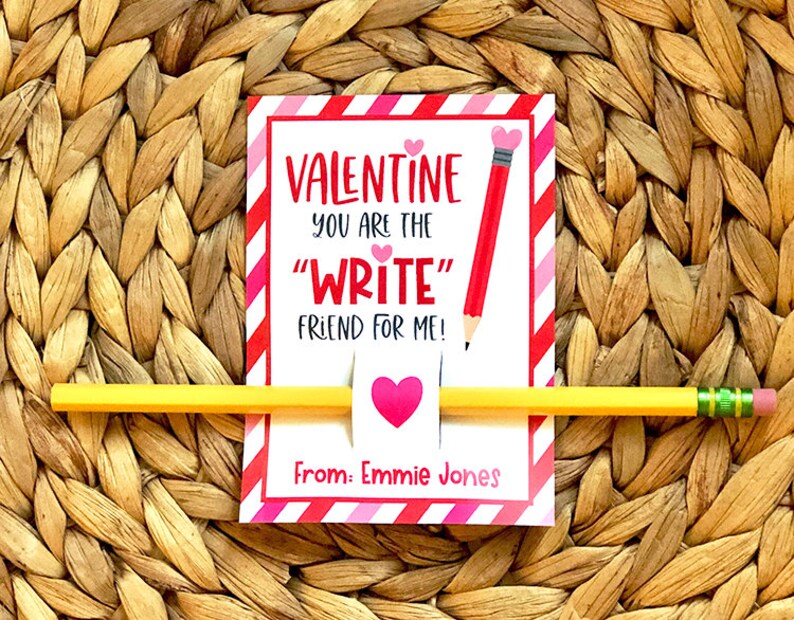 Editable Class Valentine Template Printable Write Friend for - Etsy