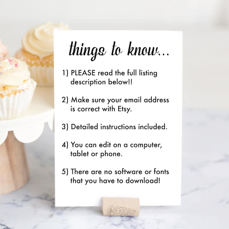 Editable Hello Neighbor Contact Information Cards, Instant Download ...