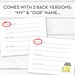 Welcome to the Neighborhood, Contact Information Cards, Neighbor ...