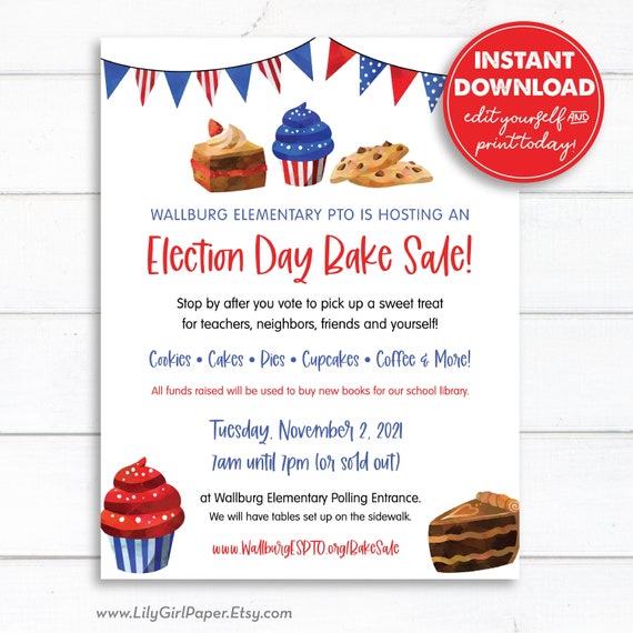 Church Bake Sale Flyer