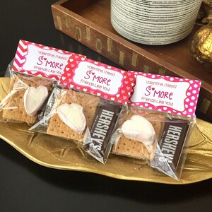 Valentine Treat Bag Toppers, I Need S'more Friends Like You, Candy Bag ...