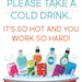 Delivery Driver Cold Drink Sign, Mail Carrier, Packages, Essential ...