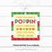 Editable Pop It Christmas Gift Tag, Have a Poppin' Good Christmas ...