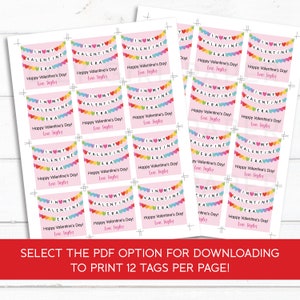 In My Valentine Era Valentine Cards, Editable Friend Bracelet Tags, Non ...