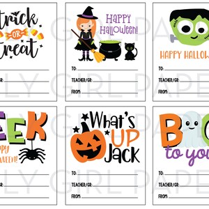 Halloween Boo-grams, INSTANT Download, PTA, PTO School Fundraiser ...