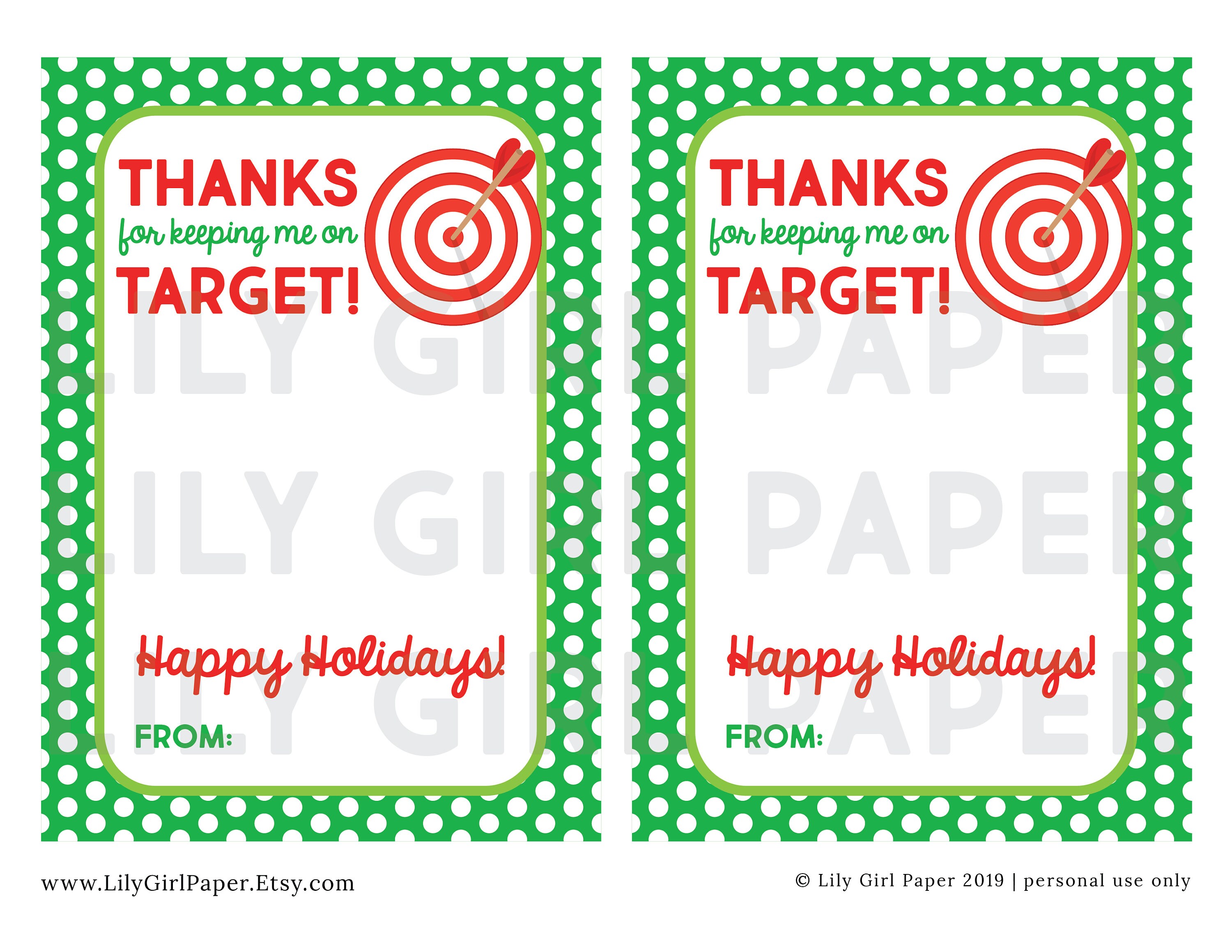 Target Gift Card Holder Christmas Gift Card Holiday Gift | Etsy