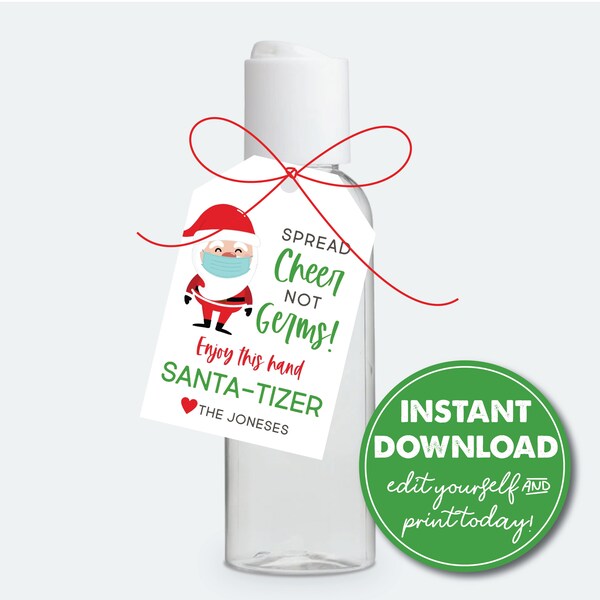 Santa Tizer - Etsy