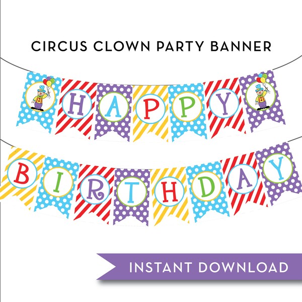 Clown Banner - Etsy