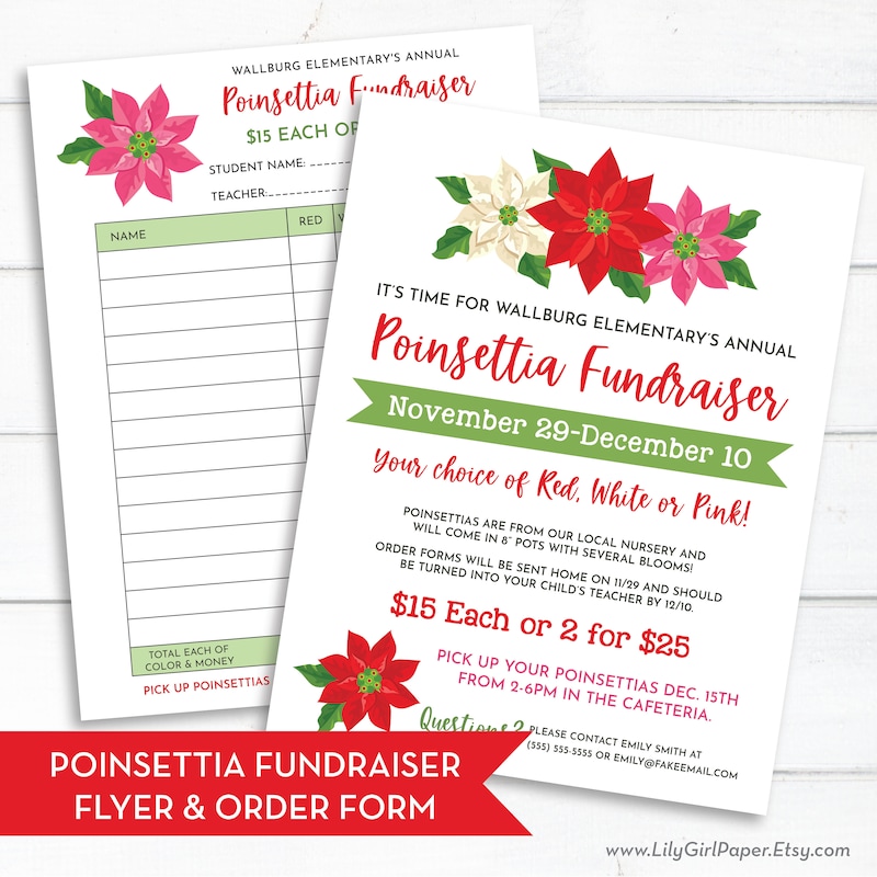 Poinsettia Wreath - Etsy