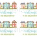 Welcome to the Neighborhood Cards, Neighbor Housewarming Gift, New Home ...