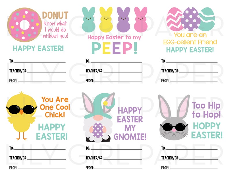 Easter Bunny Grams, INSTANT Download, PTA, PTO School Fundraiser ...