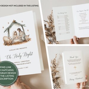 Christmas Play & Party Flyer Editable Template, Church Christmas ...
