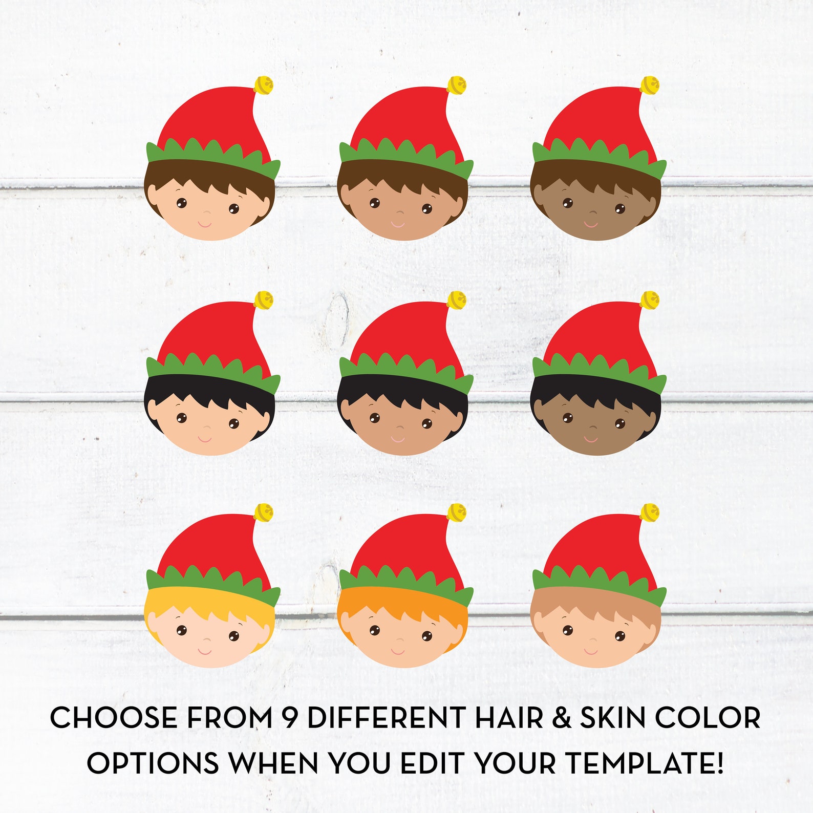 Editable Elf Report Card INSTANT DOWNLOAD Christmas Elf - Etsy