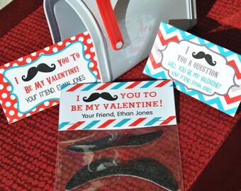 Mustache Valentine | Etsy