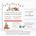 Editable Christmas Holiday Pet Food Drive Flyer Template - Etsy