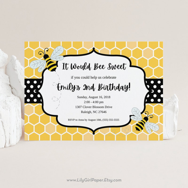 Bumble Bee Birthday Party - Etsy