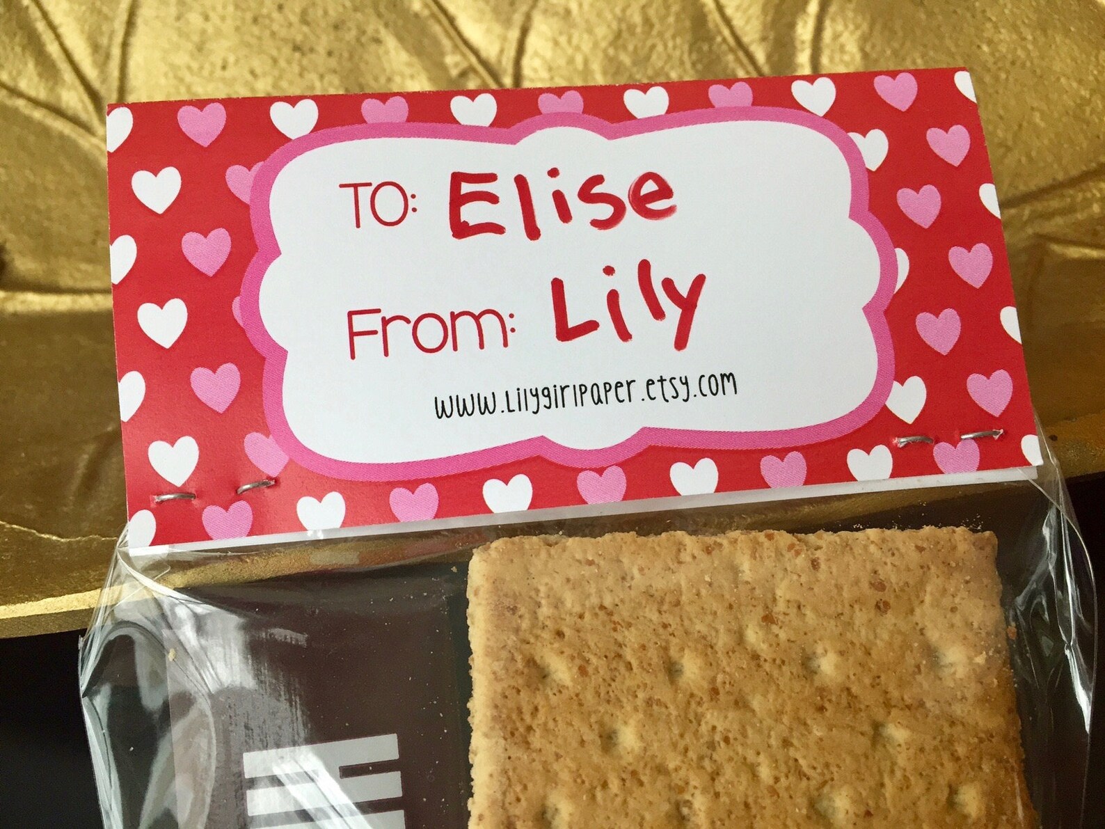 Valentine Treat Bag Toppers, I Need S'more Friends Like You, Candy Bag ...