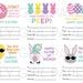 Editable Easter Holiday Bunny Candy Grams, INSTANT Download, PTA, PTO ...