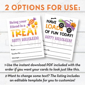 Editable Halloween Candy Grams, Boo Grams, INSTANT Download, PTA, PTO ...