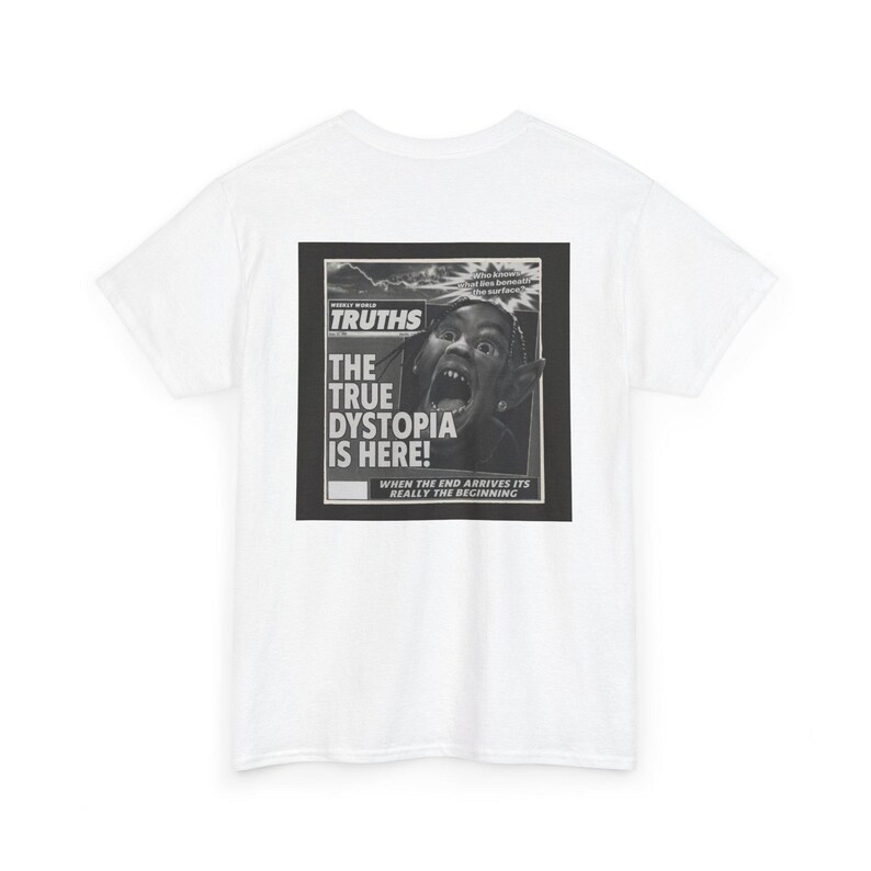 Dystopia Travis Scott Shirt Album Cover Tee, Unisex T-shirt, Rap Music ...