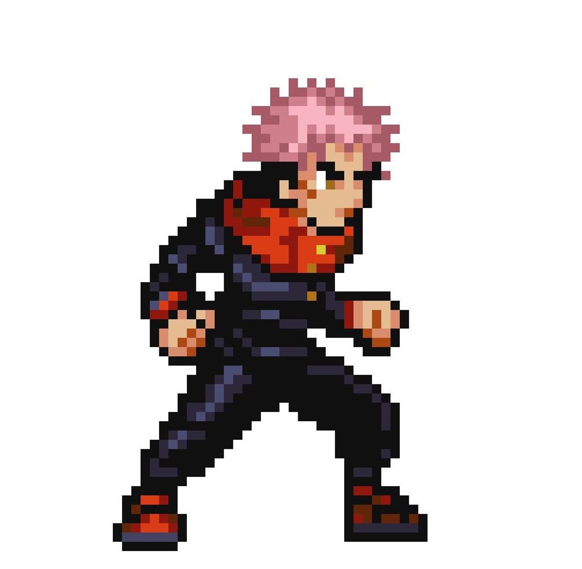 Animated Jujutsu Kaisen JJK Yuji Itadori Anime Stream Decoration ...