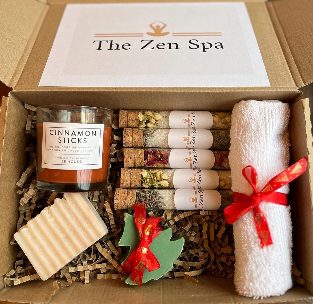 Christmas Spa Box Secret Santa Personalized Spa Box Christmas Present ...