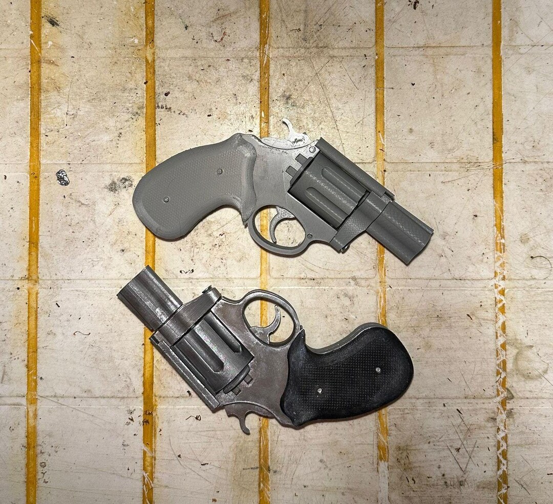 3D Stl Revolver Easy to Assemble, No Glue Required, Functional Cylinder ...