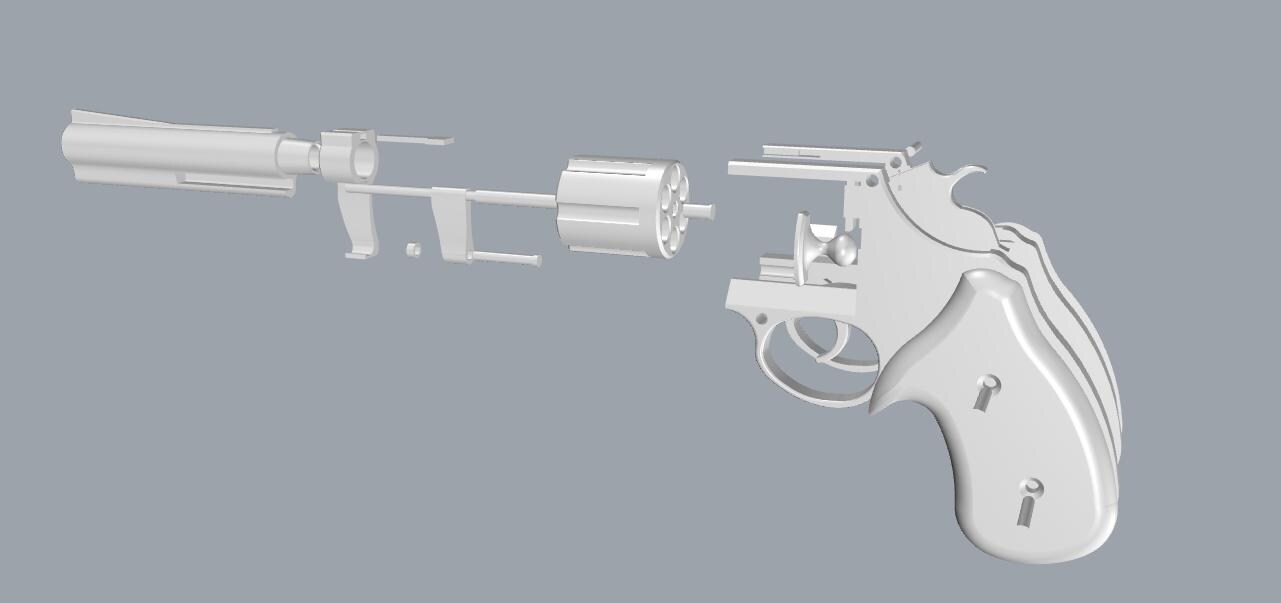 Upgraded 3D Revolver Snap Fit, Fully Disassemblable, No Glue Needed - Etsy