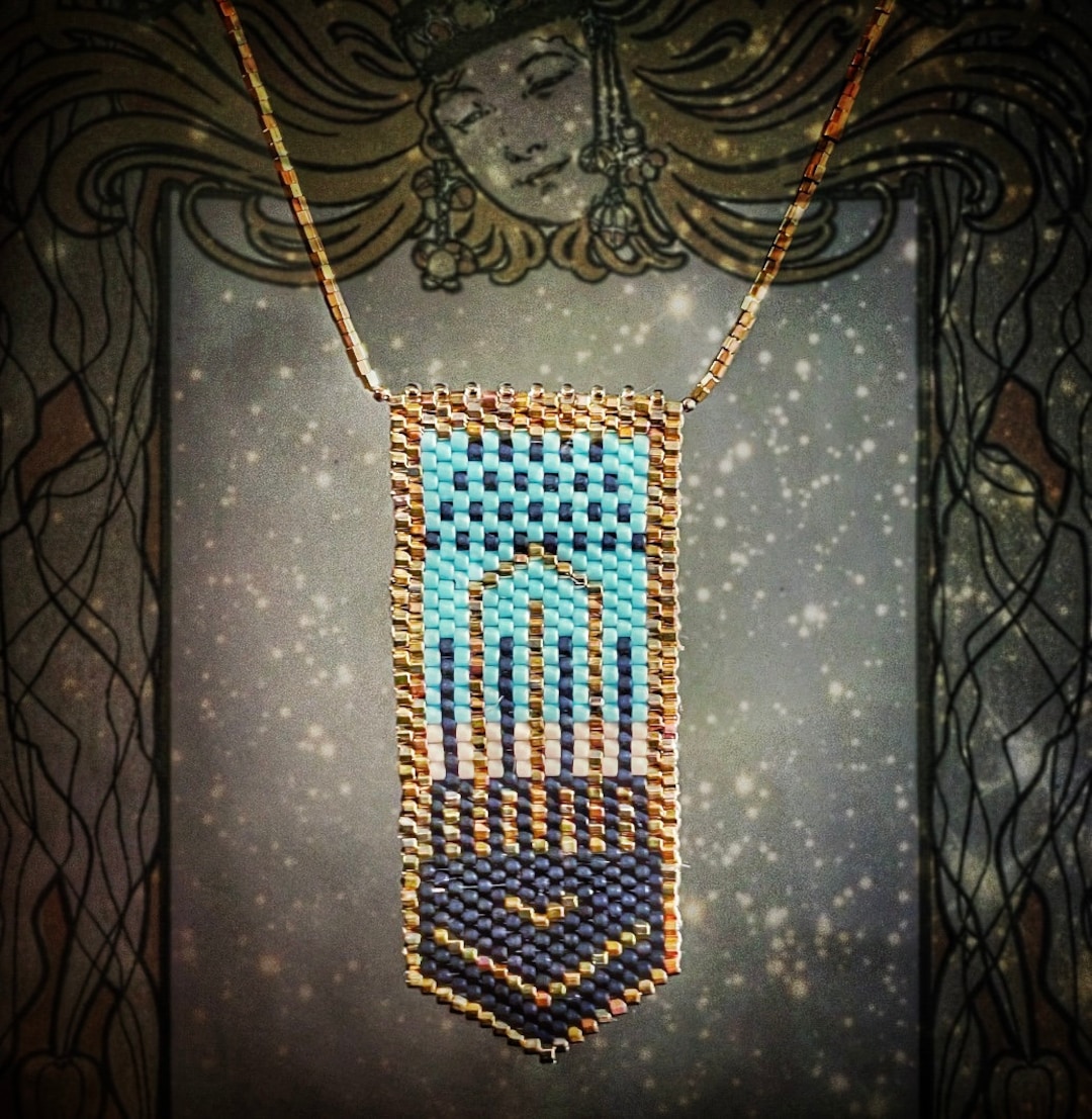 LILY LAMBERT Beadwork Necklace.. - Etsy