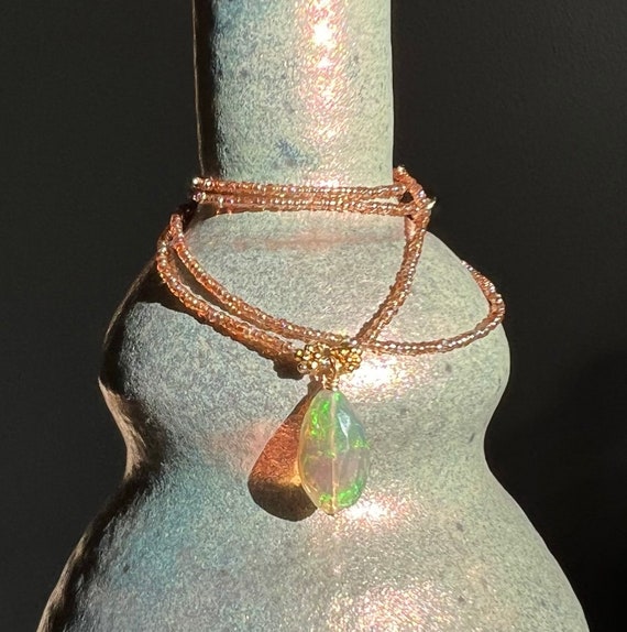 LILY LAMBERT Angel Opal Necklace