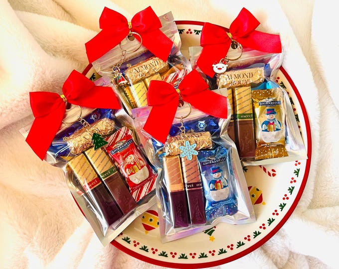 Christmas Chocolate Bag | Personalized Holiday Candy | Office Stocking ...